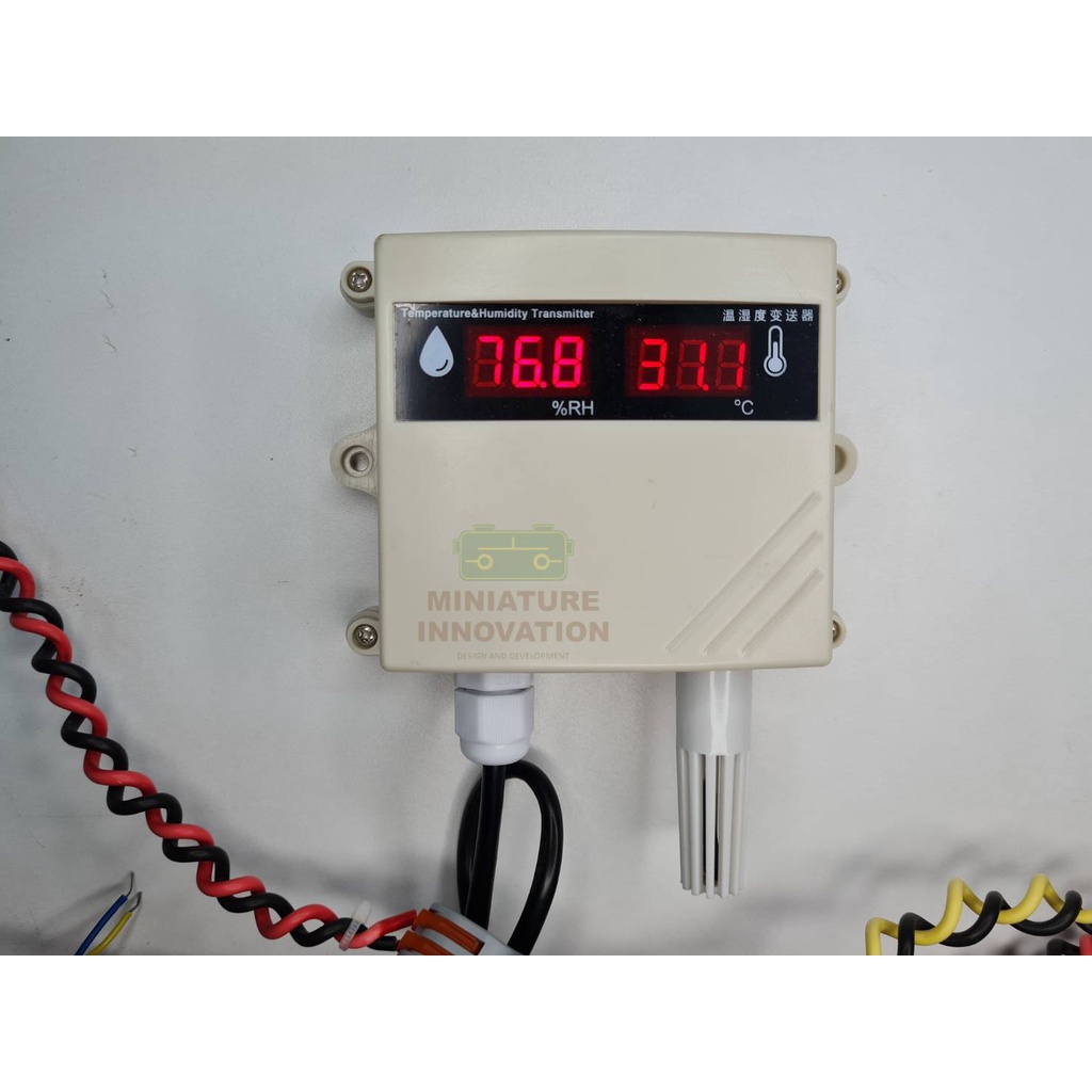 ♙☍เซนเซอร์วัดอุณหภูมิ ความชื้น สัญญาณ Temperature and Humidity transmitter RS485 output with ...