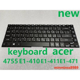 Acer คีย์บอร์ด Keyboard Acer 4755 4755G E1-470 E1-472 E5-411 E5-421 E5 ...