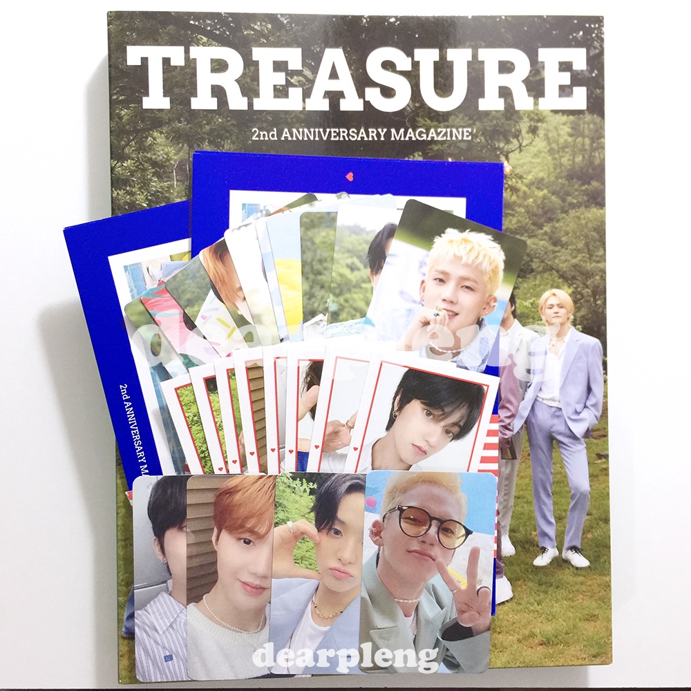 หาร TREASURE 2nd ANNIVERSARY MAGAZINE การ์ด YG BENEFIT - dearpleng ...