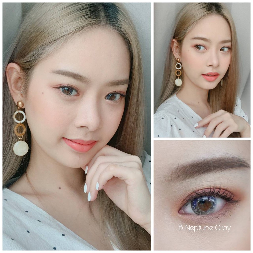 คอนแทคเลนส์ คิตตี้ คาวาอิ NEPTUNE GRAY | Shopee Thailand