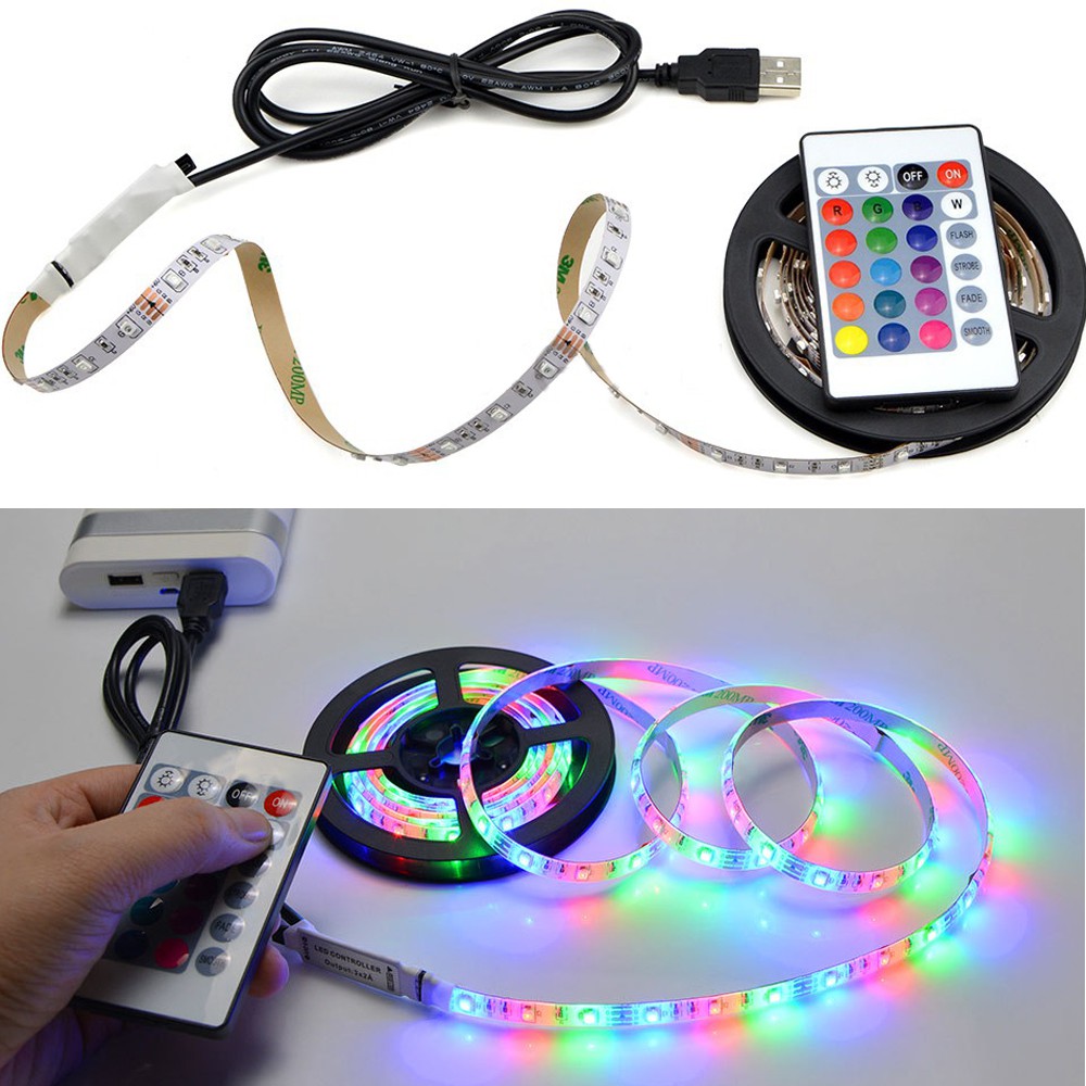 LED Strip Light 5V USB SMD5050 LED TV Background Lighting LED Strip 1M 2M 3M 4M 5M DIY 2835 LED ...