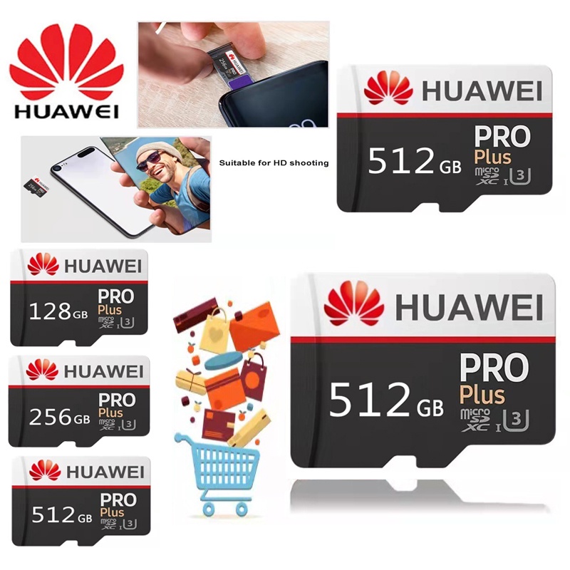 HUAWEI Mini SD Card 128GB 256GB 512GB 1TB Memory Card Class10 TF Card 256GB Mini TF Card Minisd ...