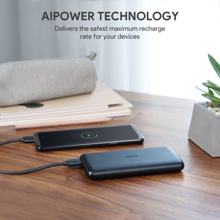 พาวเวอร์แบงค์ Power bank ชาร์จเร็ว AUKEY PB-XN10 ขนาด 10000 mAh Ultra ...