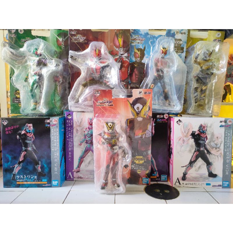 Sofvics Ichibankuji Kamenrider Kuuga Den-o W Build Geiz Zi-o โมเดล ฟิกเกอร์ ซอฟวิค มาสไรเดอร์ ...