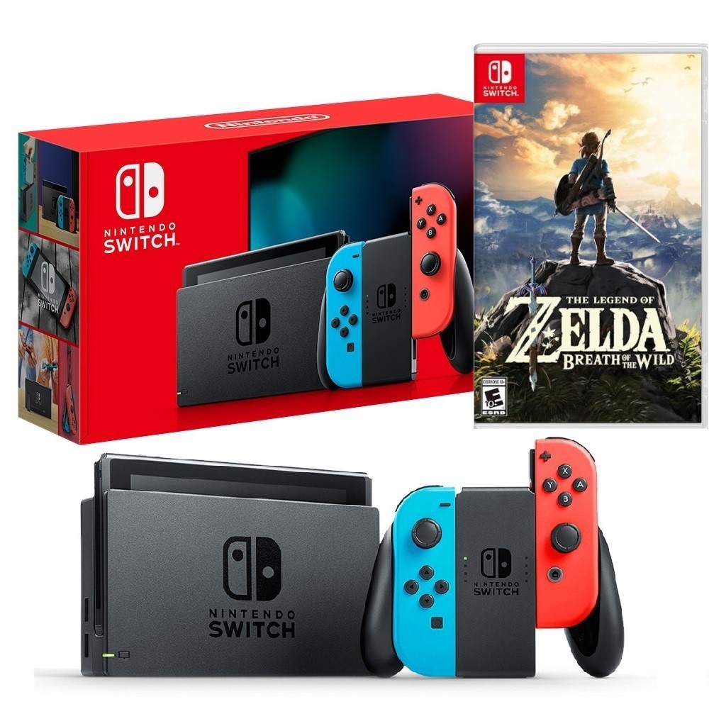 Nintendo Switch New Console (2019) ฟรีเกม Zelda Breath of the Wild ...