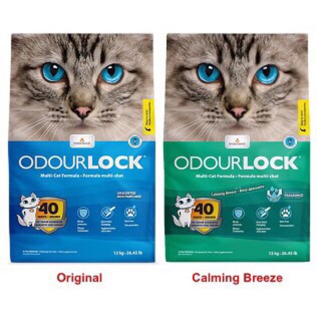 OdourLock 12 Kg. จัดด่วน ทรายแมว cat litter เกรดอัลตราพรีเมียม 12 กก. ...