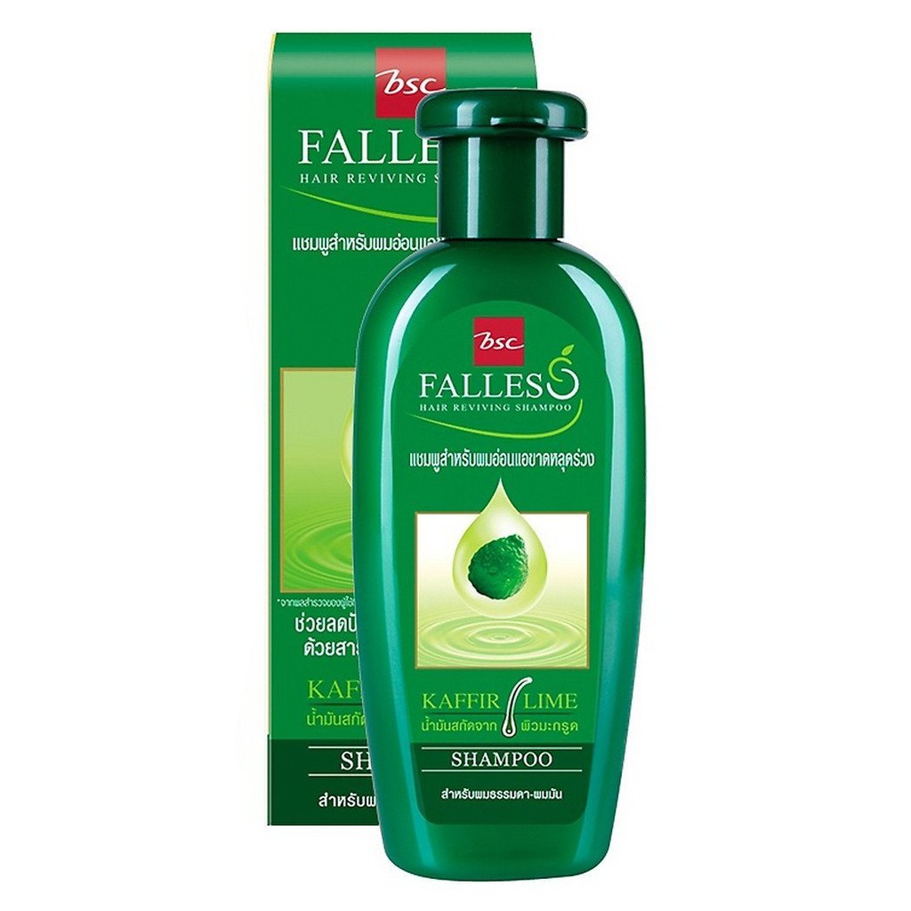 Falless Hair Shampoo (Normal hair - oily hair) 180ml.free 90ml.ฟอลเลส ...