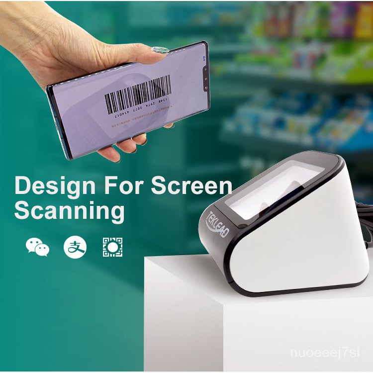 QR code scanner for Mobile phone E-ticket 1D 2D barcode reader Wired ...
