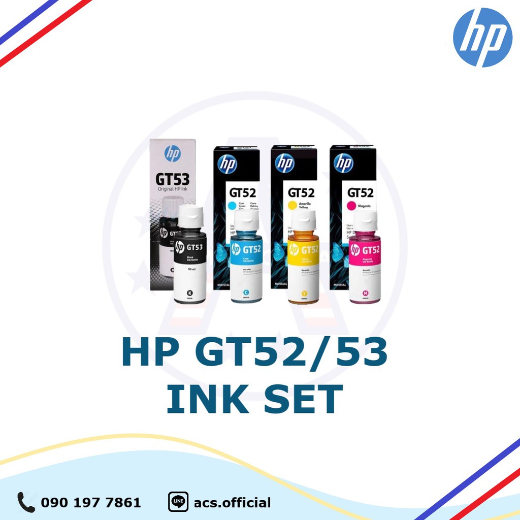HP GT52 GT53 INK SET (BKCMY) - acs_official - ThaiPick