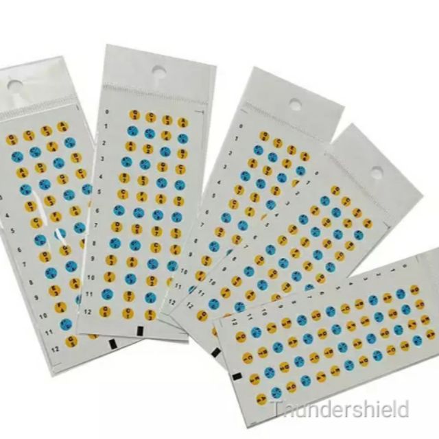 สติ๊กเกอร์คอร์ด Ukulele stickers - thundershield - ThaiPick