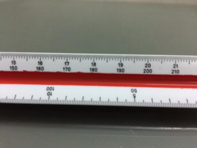 Rotring Triangular Scale Ruler ร็อตตริ้ง สเกลสามเหลี่ยม [1:10 1:20, 1: ...
