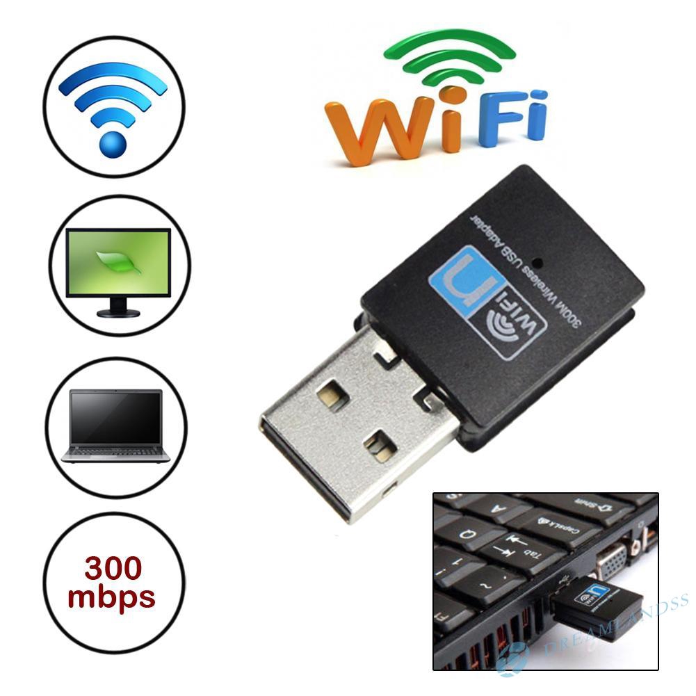 XT ( 300 Mbps Mini USB WiFi อะแดปเตอร์ไร้สาย 802.11 b / g / n Network LAN Dongle - dreamlandss ...