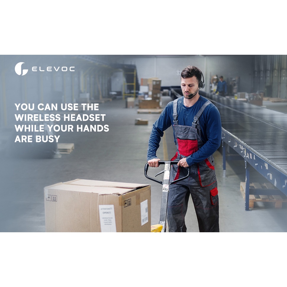 Elevoc Link Plus Black หูฟัง Wireless บลูทูธ สำหรับ WFH พร้อมไมโครโฟน ...