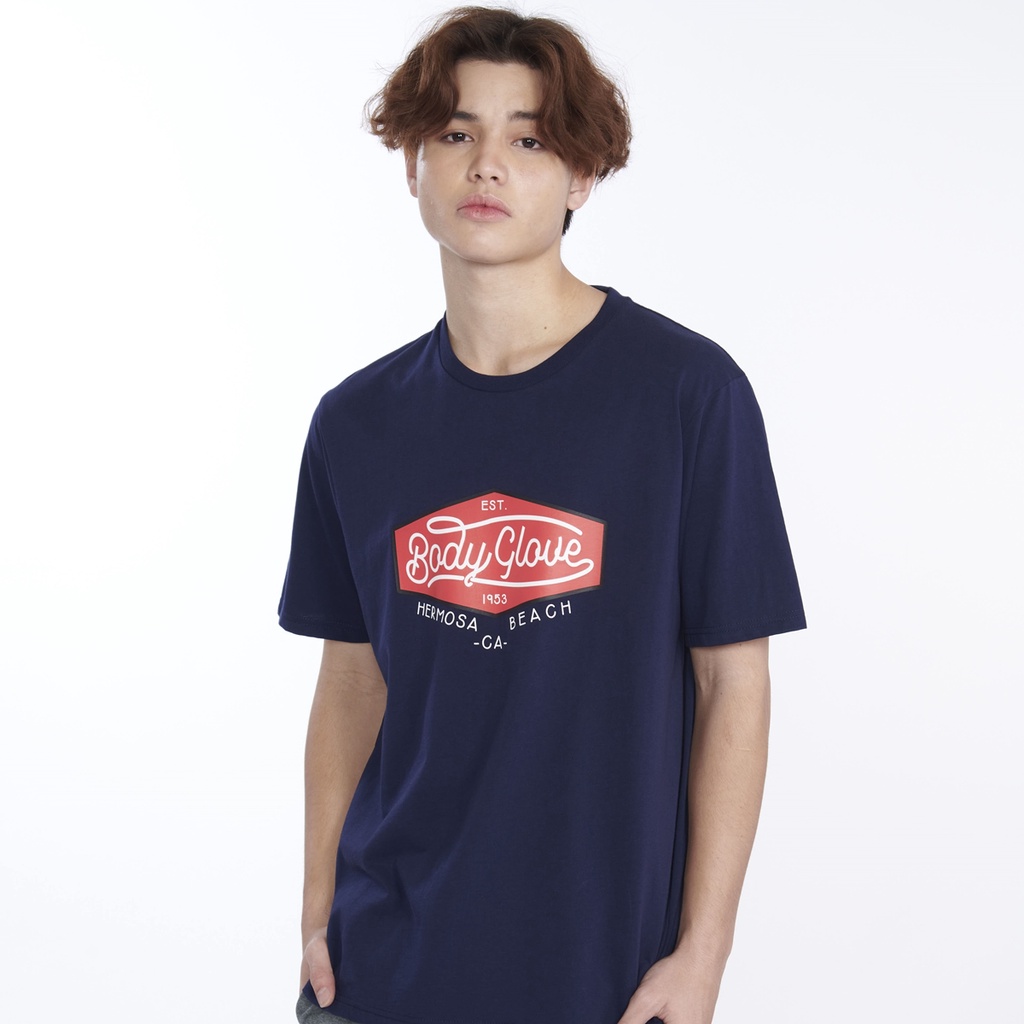 BODY GLOVE Unisex Graphic Tee Cotton T-Shirt เสื้อยืดลายกราฟฟิค รวมสี ...