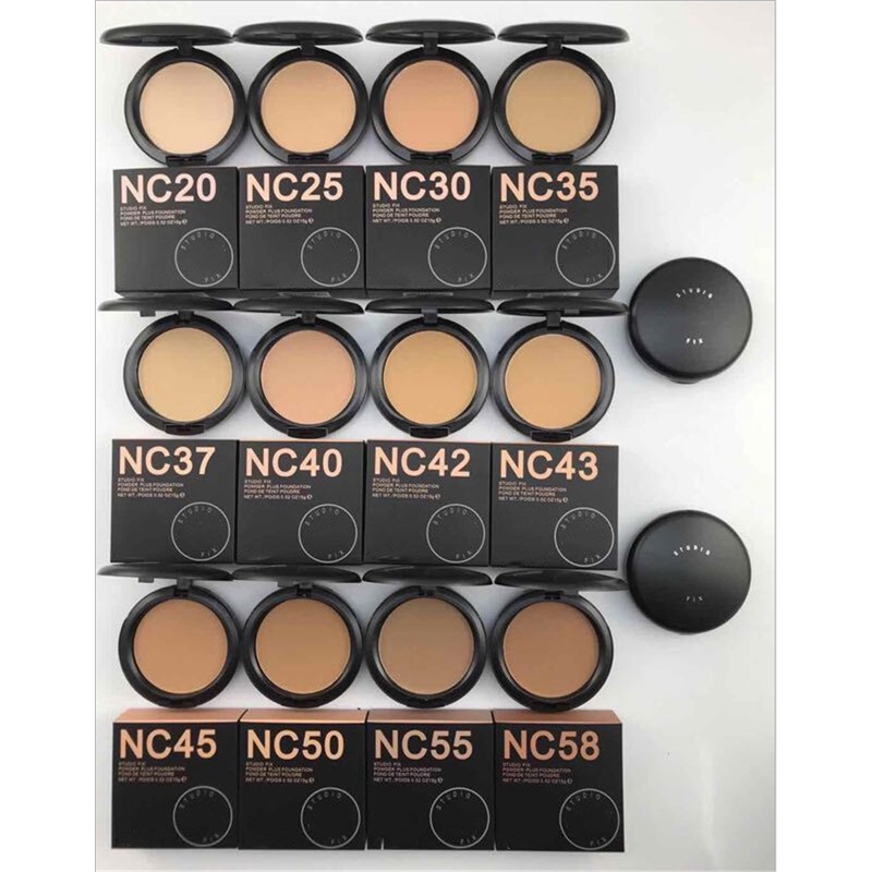 Mac แป้งแต่งหน้า แป้งสตูดิโอ แก้ไข แป้งผสมรองพื้น 15 กรัม Nc Series คอน ...