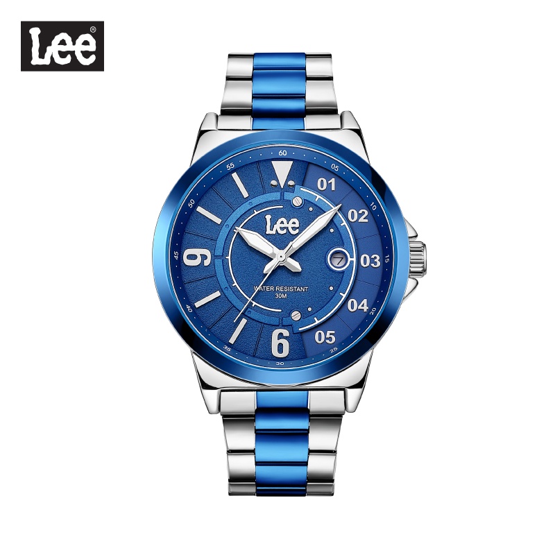 Lee นาฬิกาข้อมือ Metropolitan LEF-M132 แบรนด์แท้ USA สายสแตนเลส กันน้ำ ...