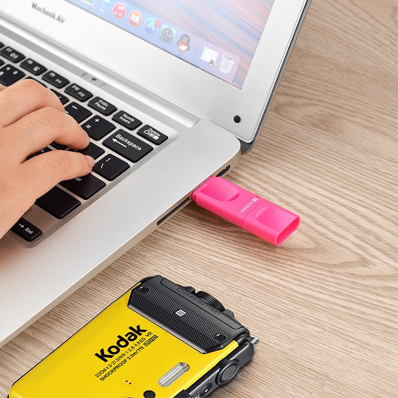 การ์ตูนแฟลชไดรฟ์ USB น่ารัก Kodak Kodak 32g ดิสก์ U สร้างสรรค์สาวน่ารักการ์ตูน USB แบบ dual-ใช้ ...