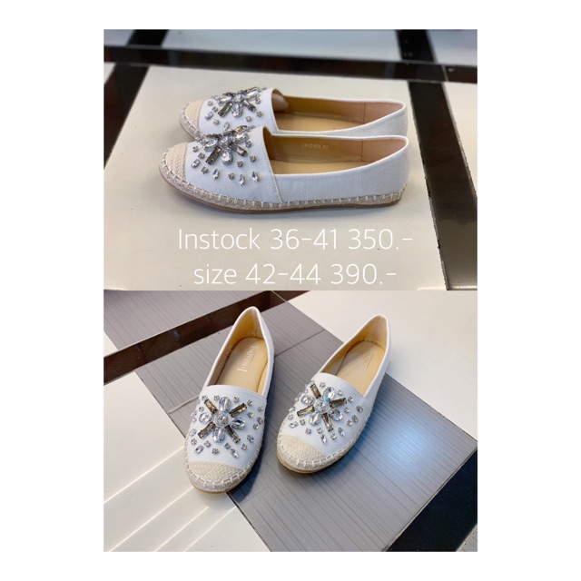 size 42-44 Diamond blink blink by Cheeryfull รองเท้าไซส์ใหญ่ รองเท้าคัท ...