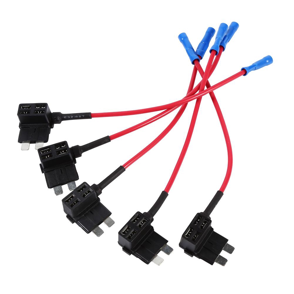 5Pcs Medium Middle Standard ATO ATC Blade Fuse TAP Circuit Adapter Auto ...