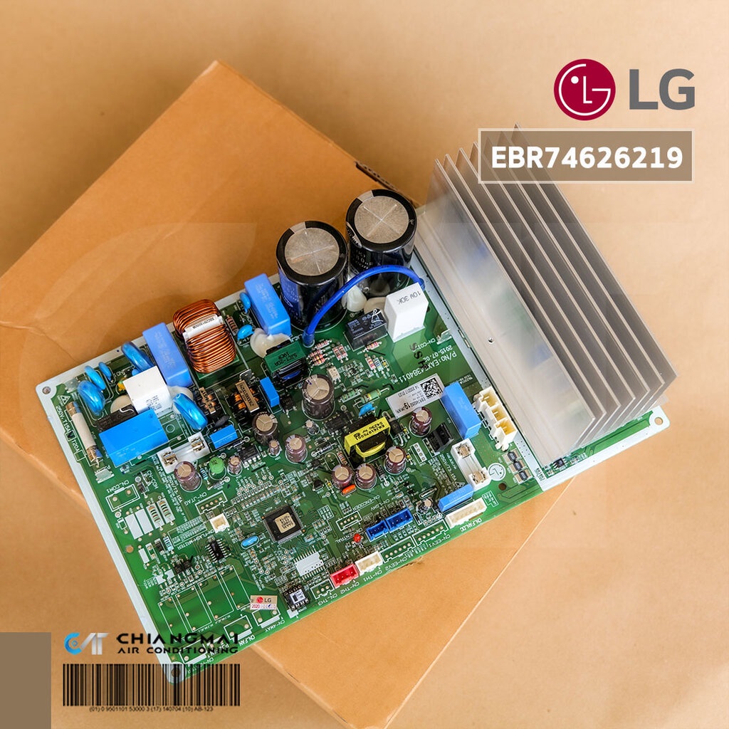 EBR74626219 แผงวงจรแอร์ LG แผงบอร์ดแอร์แอลจี แผงบอร์ดคอยล์ร้อน รุ่น ...