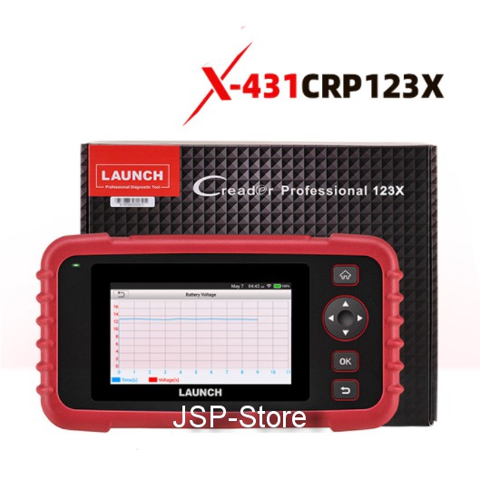 JSP เครื่องสแกนอ่านลบไฟโค้ดOBD2รถยนต์ โฉมใหม่ LAUNCH Creader Professional CRP123X เครื่องสแกน ...