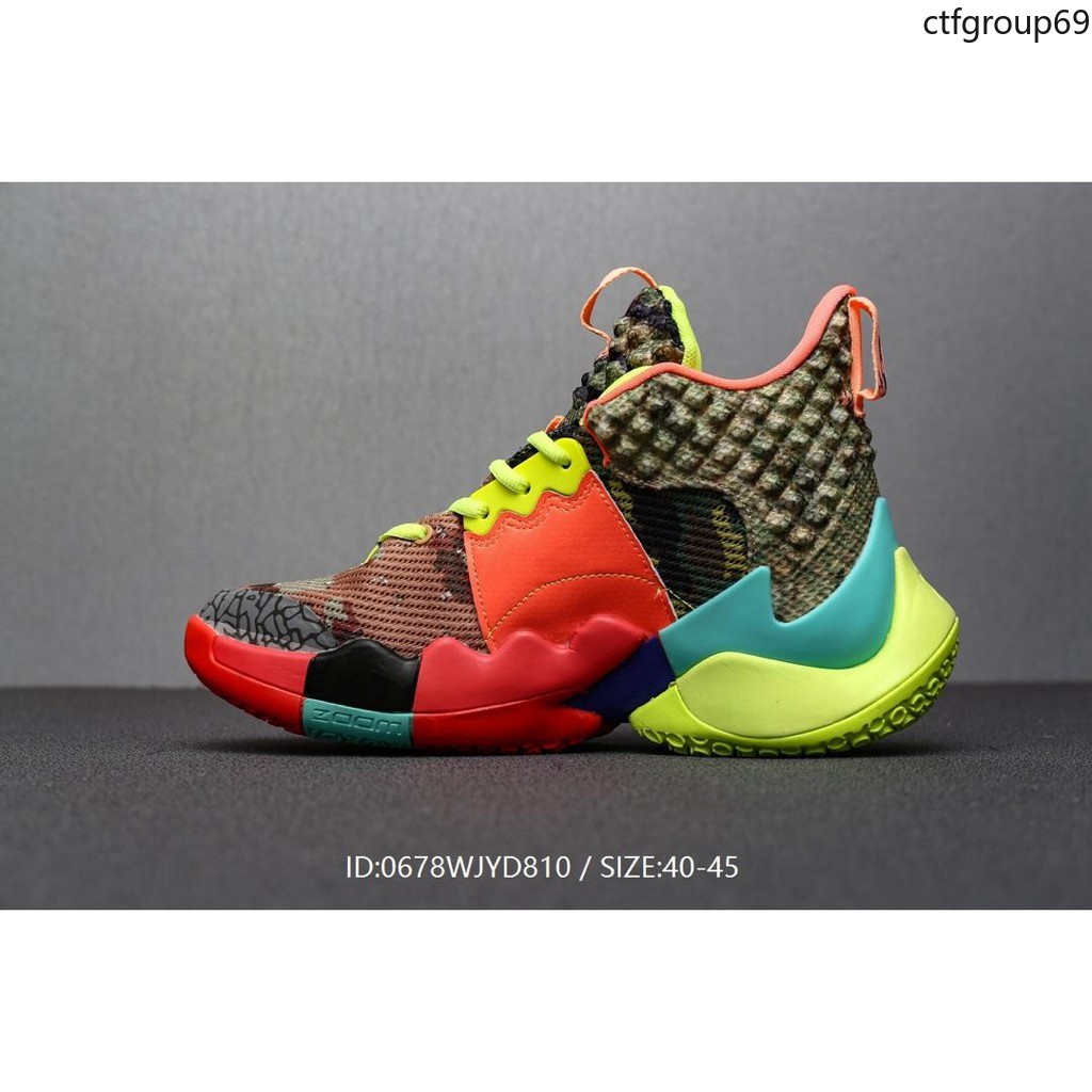 Original JORDAN WHY NOT ZERO.2 Air Cushion Men's Basketball Shoes ...