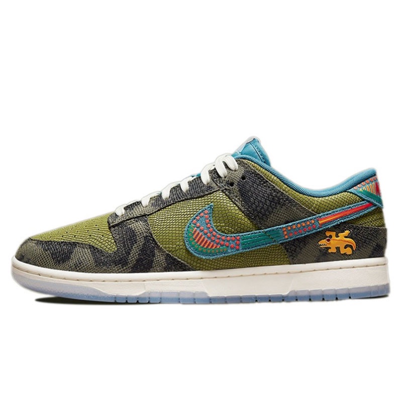 รองเท้าแฟชั่นเกาหลีNiu Niu Sports Nike Dunk Low Lizard Grey Green Day ...