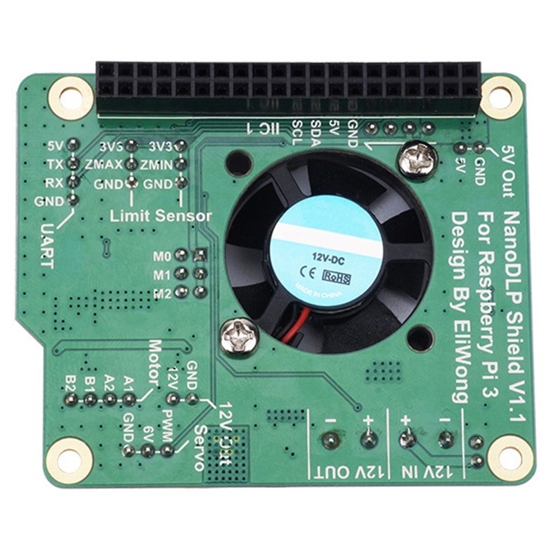 NanoDLP Shield V1.1 Expansion Board with DRV8825 Controlled MOS for ...