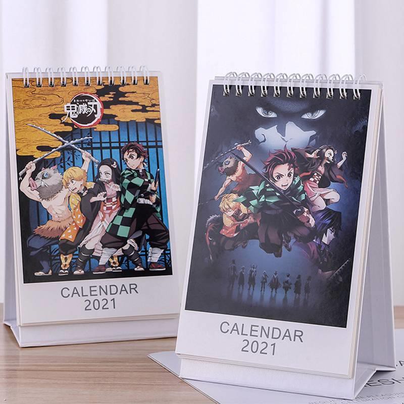 ปฏิทินตั้งโต๊ะขนาด 2021 Desk Calendar Demon Slayer Kimetsu no Yaiba ...