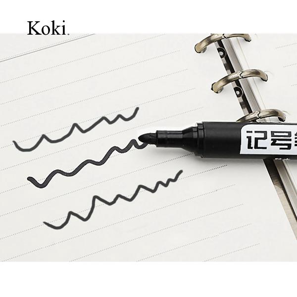 Koki 10pcs Fade Resistant Bullet Tip Permanent Markers Pen Set for ...