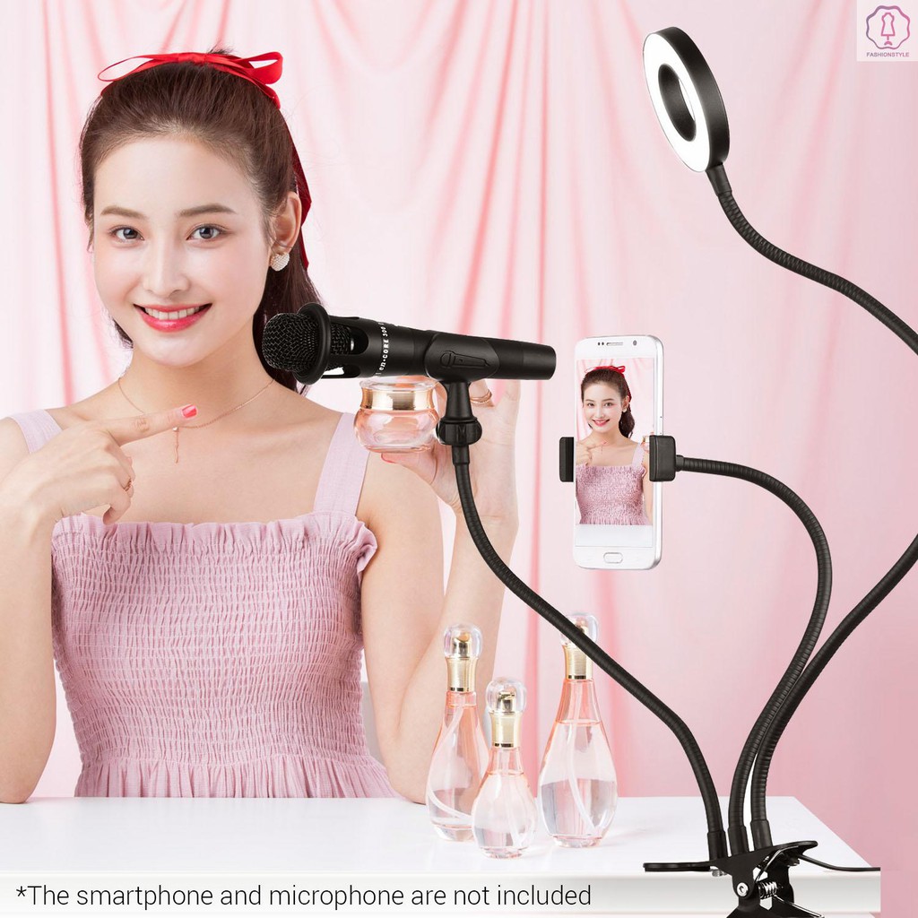 VIJIM CL06 Mini 4 Inch LED Ring Light Clip-on Laptop Video Conference ...