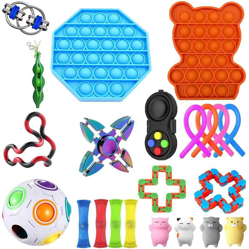 IN Stock2223 Pcs Set Fidget Sensory Toy Stress Relief Toys For Kids ...