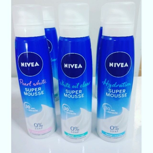 นีเวียมูสโฟมล้างหน้า Nivea mouse foam | Shopee Thailand