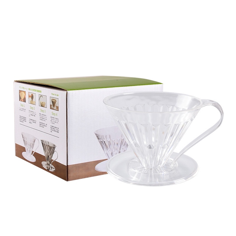 V60 Crystal Dripper ดริปเปอร์พลาสติก PCTG ดริปเปอร์กาแฟ กรวยดริปกาแฟ ...