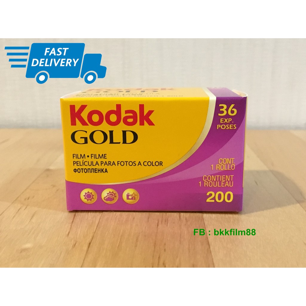 ฟิล์มสี Kodak Gold 200 35mm 36exp 135-36 Color Film ฟิล์ม 135 - blkfilm - ThaiPick
