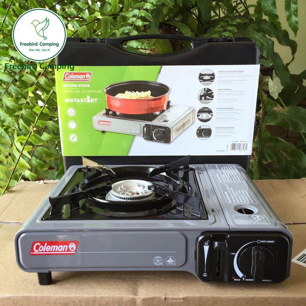 เตา เตาแก๊ส COLEMAN Camp Bistro 1-burner Butane Stove with Hard Carry Case แคมป์ แคมปิ้ง camp ...