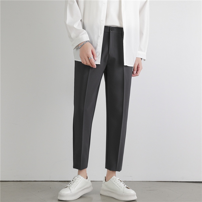 Size 27-38 Men Pants Ankle Length Spring Summer Autumn Fashion Casual ...