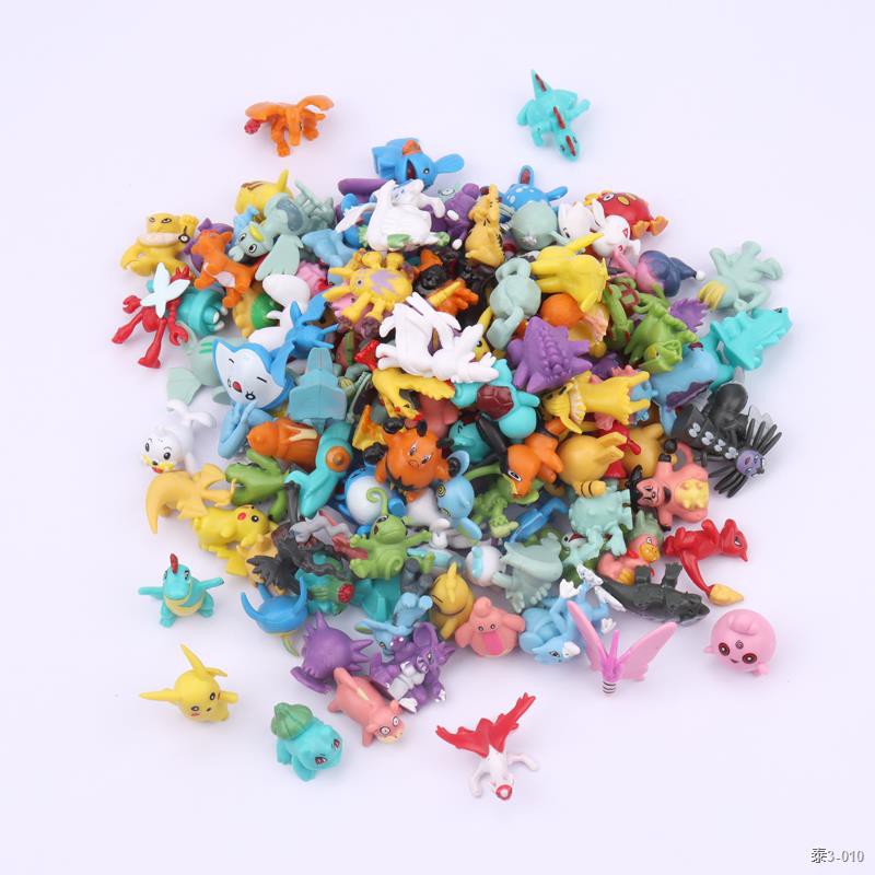 ☂24-144 PCS Pokemon Action Figure Toys Genuine Pikachu Anime Figure ...