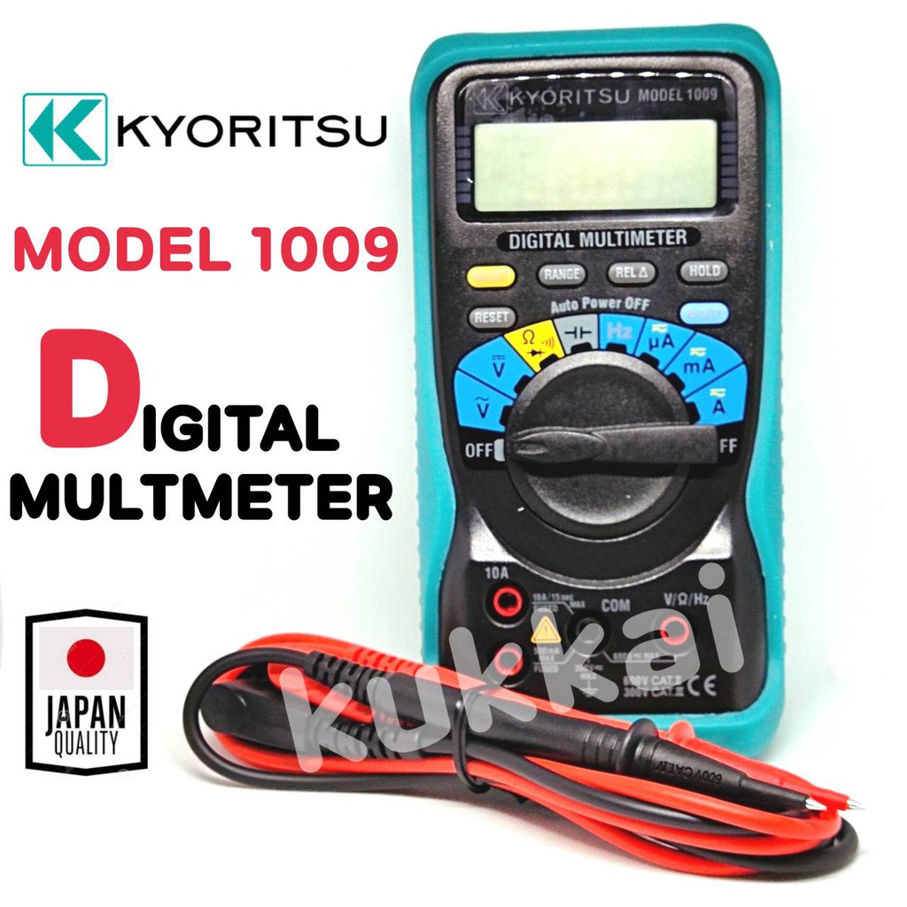 มิเตอร์วัดไฟ ดิจิตอลมัลติมิเตอร์ Digital Multimeter KYORITSU รุ่น 1009 ...