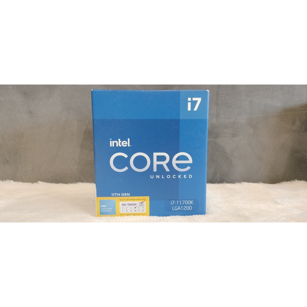 ซีพียู CPU I7-11700K 3.6GHz SOCKET 1200 เป็นของไหม่ไม่เคยแกะ หรือเปิด ...