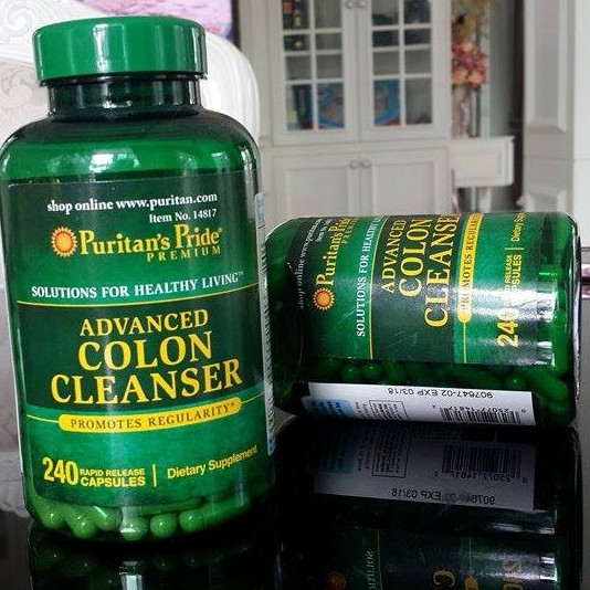ดีท็อกซ์ Puritan's Pride Advanced Colon Cleanser 240 Capsules ...
