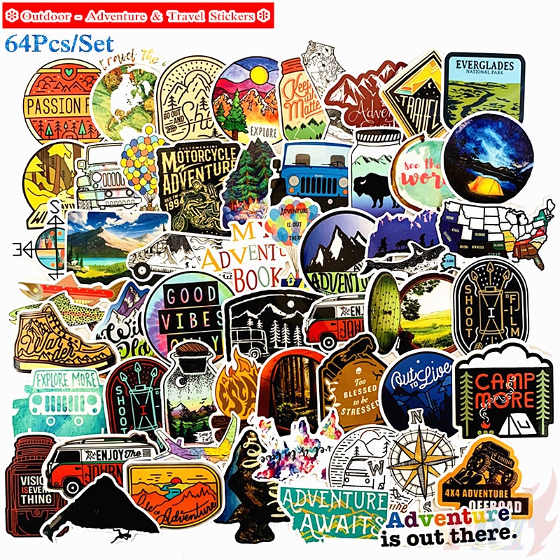 64PcsSet Outdoor Travel Adventure Explore Series 06 Wild Explorer ...
