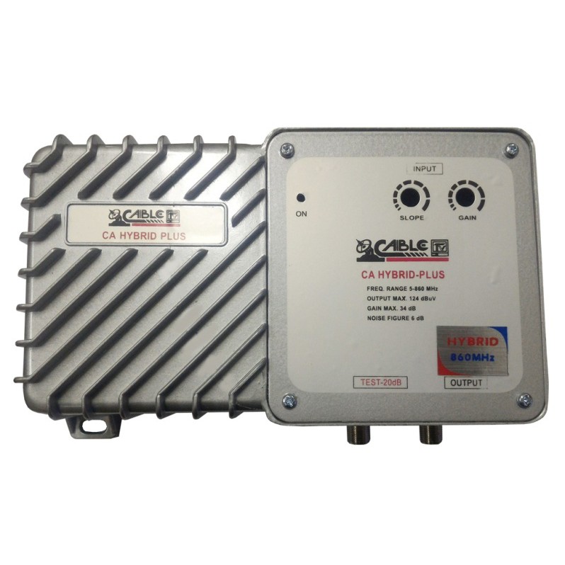 Booster ขยายสัญญาณRFระบบเคเบิ้ลทีวี(CATV MATV) CABLE HYBRID - banmohsat ...