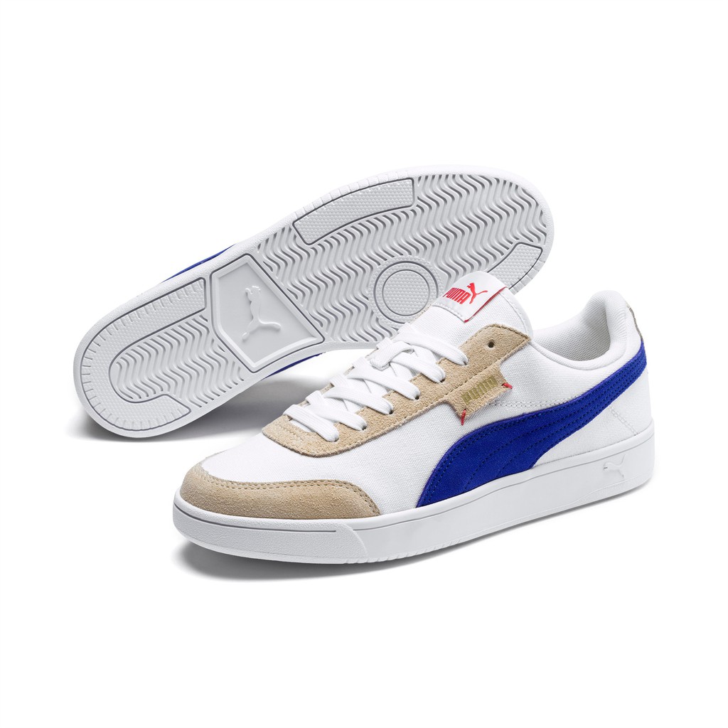 PUMA Smash V2 L รองเท้า พูม่า แท้ ผู้ชาย กีฬาสไตล์ร้อนที่ระบายอากาศมี ...