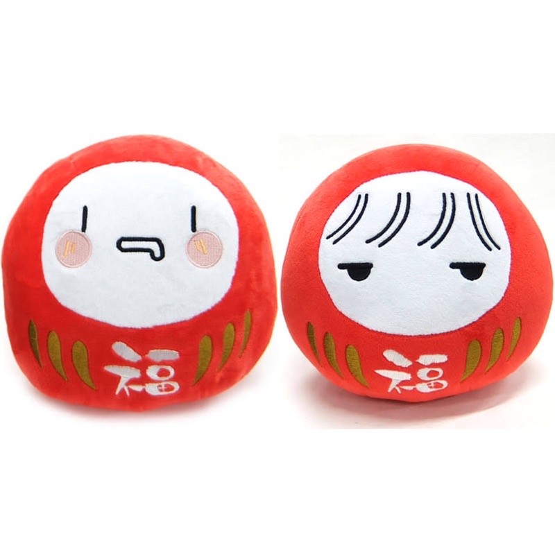 Mafumafu Daruma Mafuteru Hanpen daruma Plush Mascot doll set Official ...