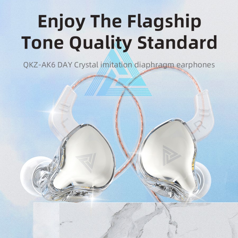 Qkz AK6 DAY HIFI Bass หูฟังไดนามิก - พร้อมไมโครโฟน - kalebls.th - ThaiPick