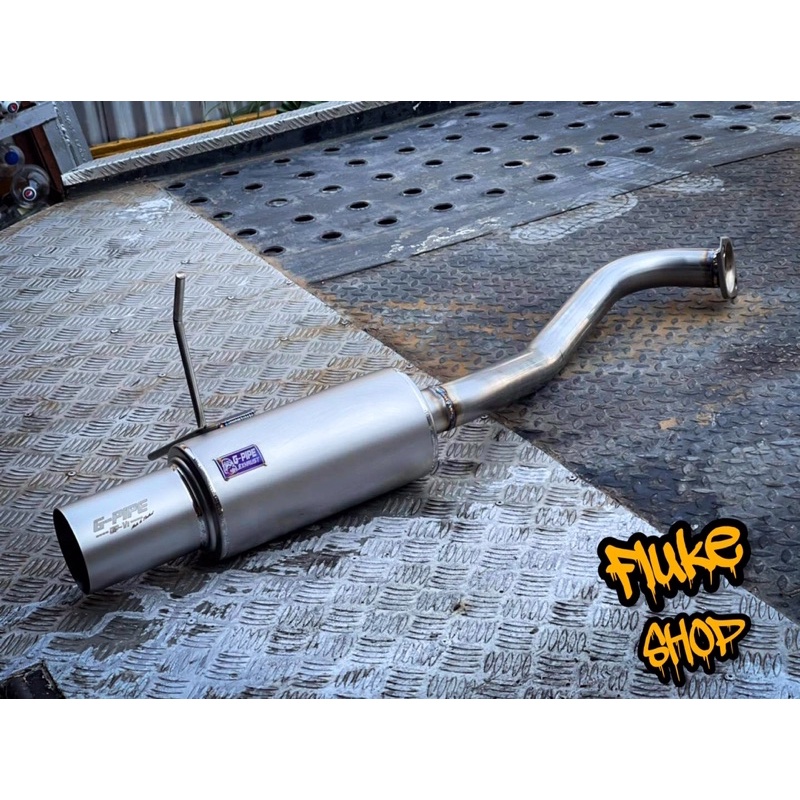 ท่อไอเสียชุดคิตใบกลาง แบรนด์ G-PIPE Exhaust ตรงรุ่น HONDA JAZZ GK CIVIC ...