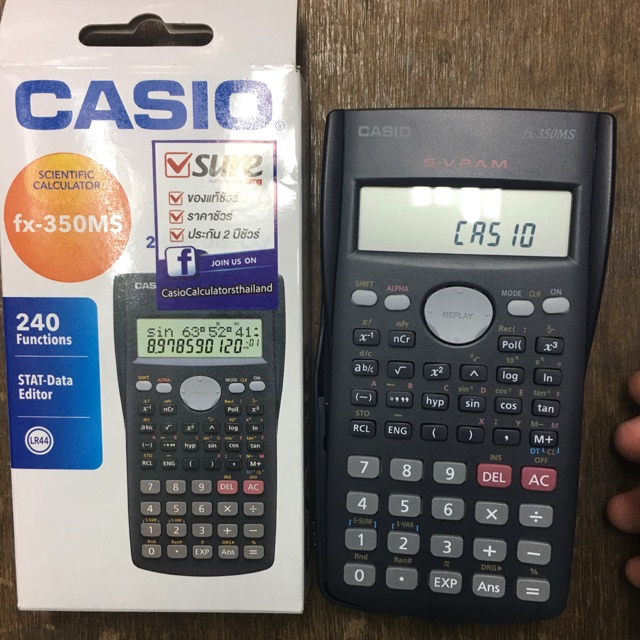 CASIO เครื่องคิดเลข FX-350MS เครื่องคิดเลขวิทยาศาสตร์ยี่ห้อ Casio รุ่น fx-350MS | Shopee Thailand