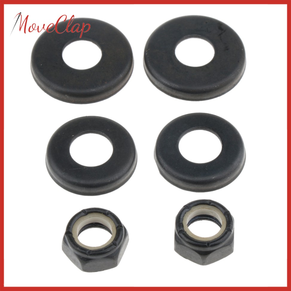 MoveClap 4pcs Skateboard Replacement Iron Bushings Washers Cup Nuts ...