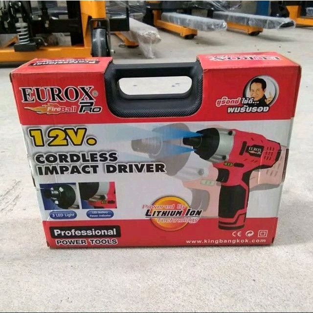 EUROX ไขควงกระแทกไร้สาย 12V - baanchangshoponline - ThaiPick